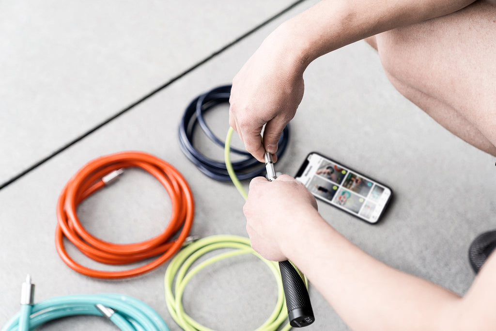 Entraînez-vous plus efficacement : corde à sauter lestée avec poids💪